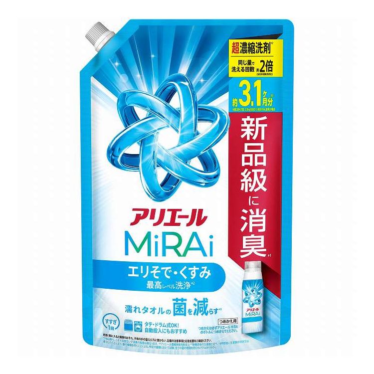 【商品詳細】香り強化成分が入っていない代わりに、高洗浄力×菌予防の力で、「香りでごまかさない真の消臭力」をお届けします。具体的には、110％以上の洗浄力アップで、皮脂汚れにより効く界面活性剤処方へ。メーカー名:P&Gジャパン生産国・加工国:...