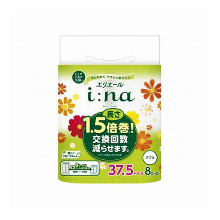 【商品説明】●8ロールで12ロール分の長さ。面倒なトイレットペーパーの交換回数の軽減。●持ち運びやすく、保管に場所を取らないコンパクトサイズ。●華やぐフローラルの香り。●パルプ100％。【商品詳細】商品区分：日用雑貨品内容量：8ロール製造国...