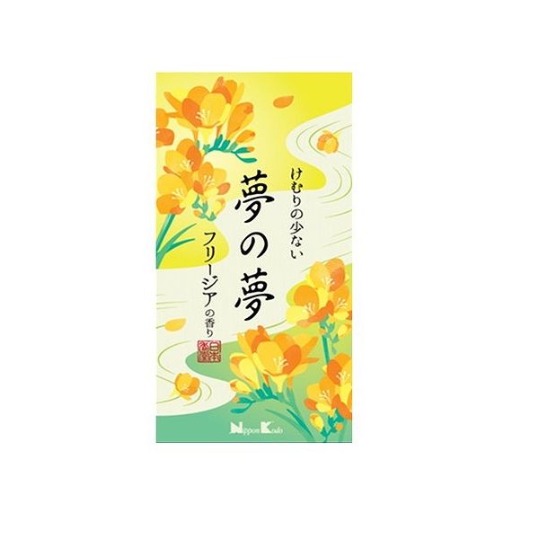 【商品説明】けむり少なめ。瑞々しく甘い、フリージアの花をイメージしたエレガントな香り。【商品詳細】商品区分：日用雑貨品内容量：100G製造国：日本本体重量(g)：145成分メーカー名：（株）日本香堂使用方法注意事項※予告なくパッケージリニュ...