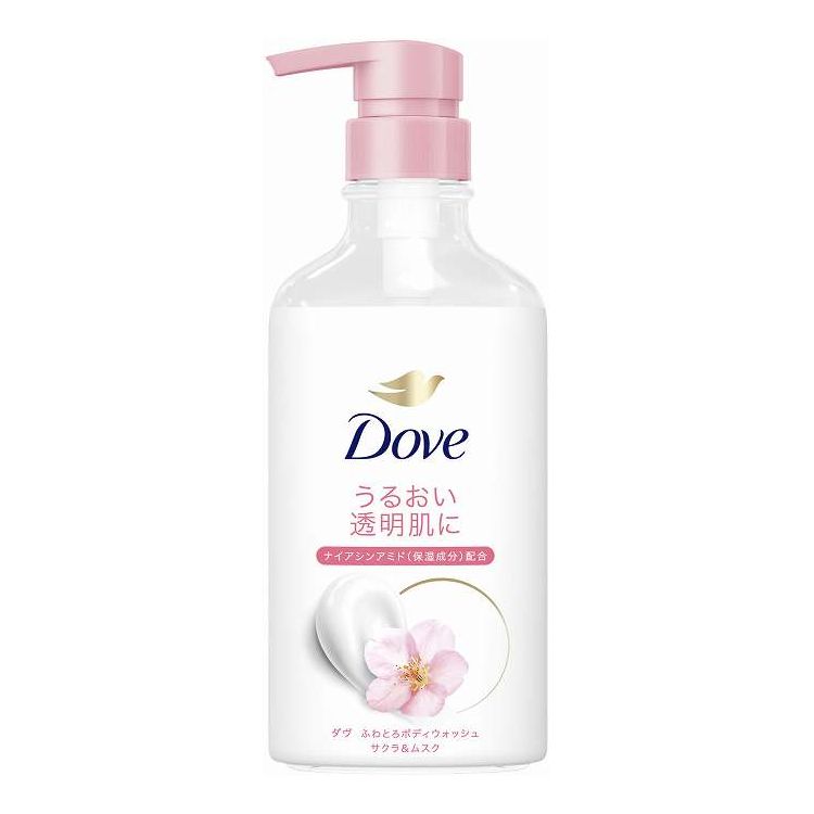 【商品詳細】ダヴ ふわとろボディウォッシュ サクラ＆ムスク ポンプ成分:成分：水、ラウリン酸、ミリスチン酸、水酸化K、ステアリン酸、ラウレス硫酸Na、グリセリン、コカミドプロピルベタイン、香料、ジステアリン酸グリコール、塩化K、ヒドロキシプ...