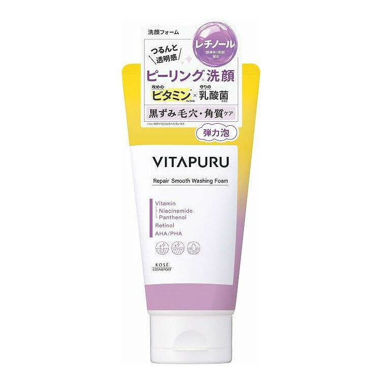【商品詳細】レチノール配合で、毛穴汚れや皮脂詰まりを徹底ケアするピーリング洗顔です。弾力のあるもっちり泡で、なめらか透明肌へみちびきます。あれがちな肌にもやさしい使い心地。成分:"水・グリセリン・ステアリン酸・パルミチン酸・ミリスチン酸・ラ...