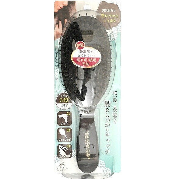 このページは4544434100524単品が8個セットの商品ページです【商品特徴】獣毛とナイロンピン同時植毛のクッションブラシ。ブロー・ブラッシング・頭皮マッサージの3役を1本で簡単にできます。【製造者】（株）アヌシ【生産国】中華人民共和国...