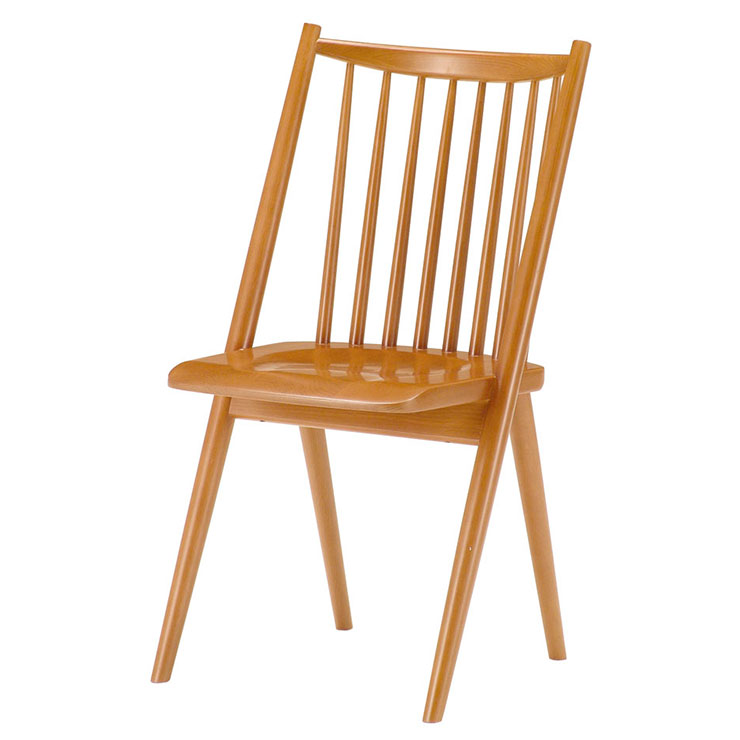 品種：ダイニングチェア。サイズ：W445×D465×H835(SH420)mm。素材：主材/オーク材。コメント：天然木の温もりとスタイリッシュなデザインのダイニングチェア。背もたれが格子状の形も特徴的で、北欧風な雰囲気を感じられます。【代引...