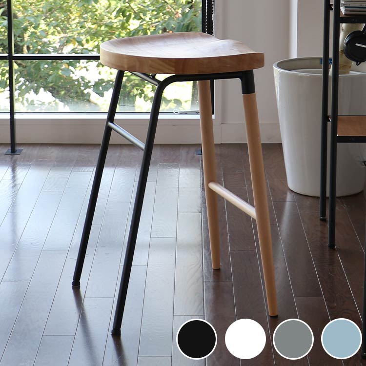 【商品説明】座面の曲線が特徴的なデザインのバースツール。脚はビーチ材と合わせることでスチールの無機質さが和らぎ、日本の住空間になじみやすいように仕上げています。【サイズ】幅420 奥行410 高さ650(mm)商品重量 5.2kg【材質】座...