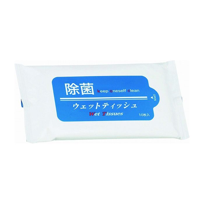 【商品特長】 お出かけ時の必需品、除菌タイプで安心！ 品質保持と中身の乾燥を防ぐため、アルミ蒸着フィルムを採用しました。 国産商品なので品質管理には充分配慮しています。 【仕様】 不織布、精製水、エタノール、塩化ベン、ザルコニウム、パラベン...