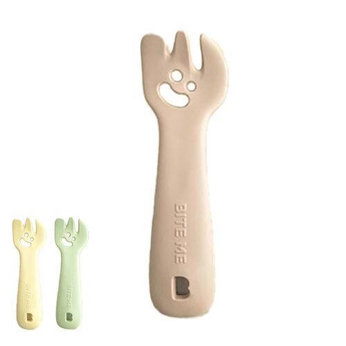 【商品説明】安心素材のペット用フォーク♪可愛い見た目、使い勝手、素材の安全さの3つがそろっています★使い方色々で便利！[1]保管や乾かすのに便利な引っ掛けられる穴[2]フォークの先端で硬いフードをつぶす[3]スマイルホールで卵の黄身を分離す...