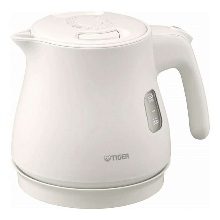 タイガー魔法瓶 蒸気レス電気ケトル0.6L マットホワイト PCV-A060WM【商品説明】蒸気レス電気ケトル ・蒸気レス構造・カップ1杯約57秒・転倒お湯漏れ防止構造・省スチーム設計 本体・内容器側面：ポリプロピレン、底面：ステンレス ★...