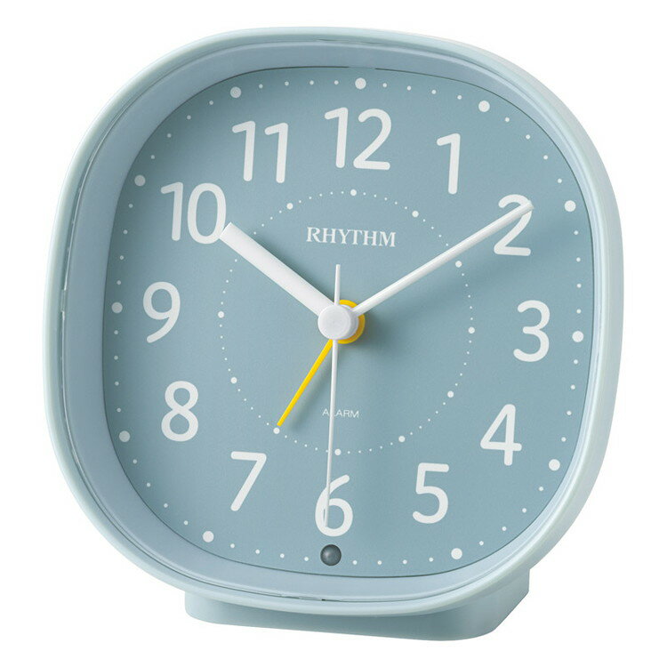 見やすい大きめの文字板と、柔らかいフォルムが、くらしになじみやすいクオーツめざまし時計です。電子音アラーム（4段階）。ユニバーサルデザインフォント使用。単3乾電池1本使用（別売）。プラスチック枠10.4×10.1×5.7cm【代引きについて...