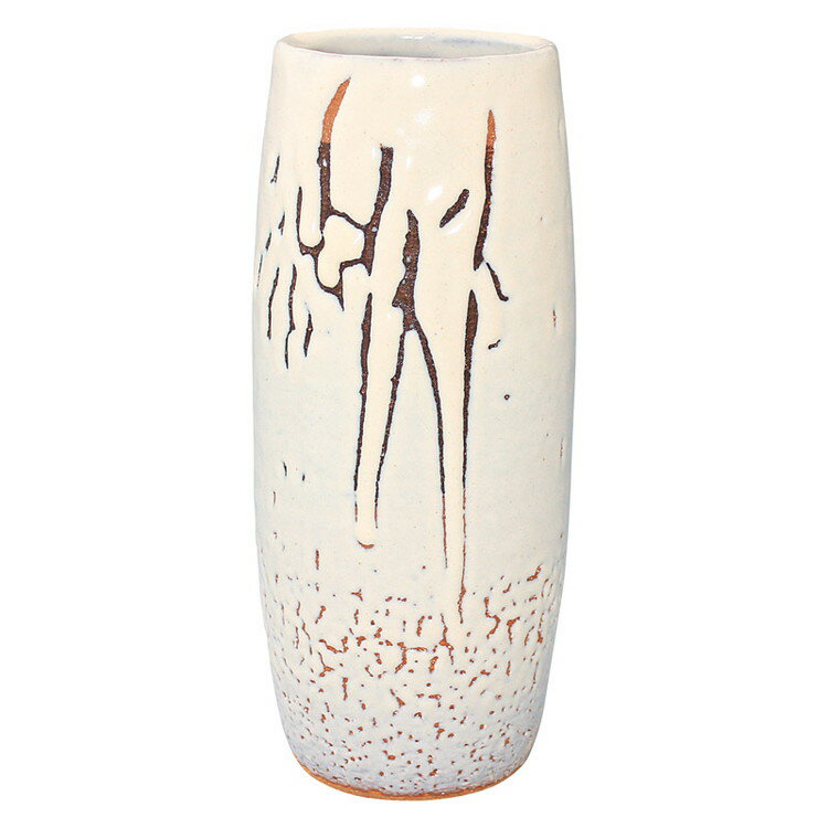 カイラギとよばれる釉薬の縮れを景色にした花入です。陶器径10.5×25cm※商品の性質上、色・柄・形状等が多少異なる場合がございます。【代引きについて】こちらの商品は、代引きでの出荷は受け付けておりません。【送料について】北海道、沖縄、離島...