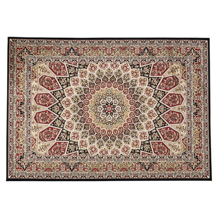 多色織で作ったクラス感のあるデザインのカーペットです。すべすべと肌触りが良く使い勝手は抜群です。一年中快適にお使い頂けます。レーヨン100%、裏面:ポリエステル100%（不織布）135×200cm（毛足3.5mm）【代引きについて】こちらの...