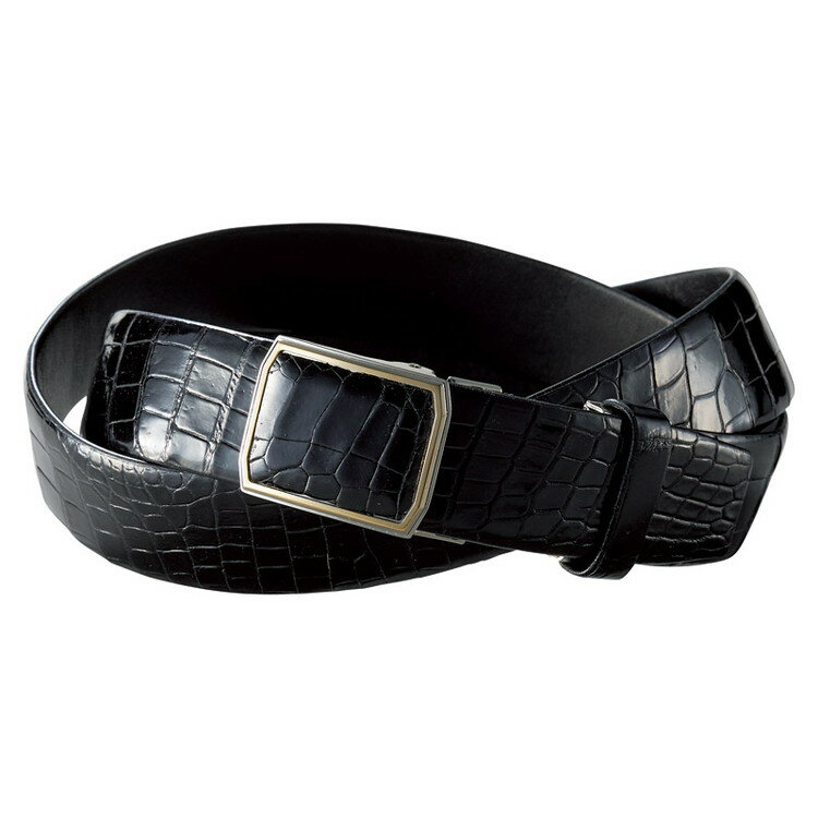 熟練した職人が一本一本丁寧に作っております。フィットバックル。ウエスト95cmまで対応可能。少し幅の広いベルトです（35mm巾）。カット可能なフリーサイズ。表:ワニ革、裏:牛革3.5×117cm【代引きについて】こちらの商品は、代引きでの出...