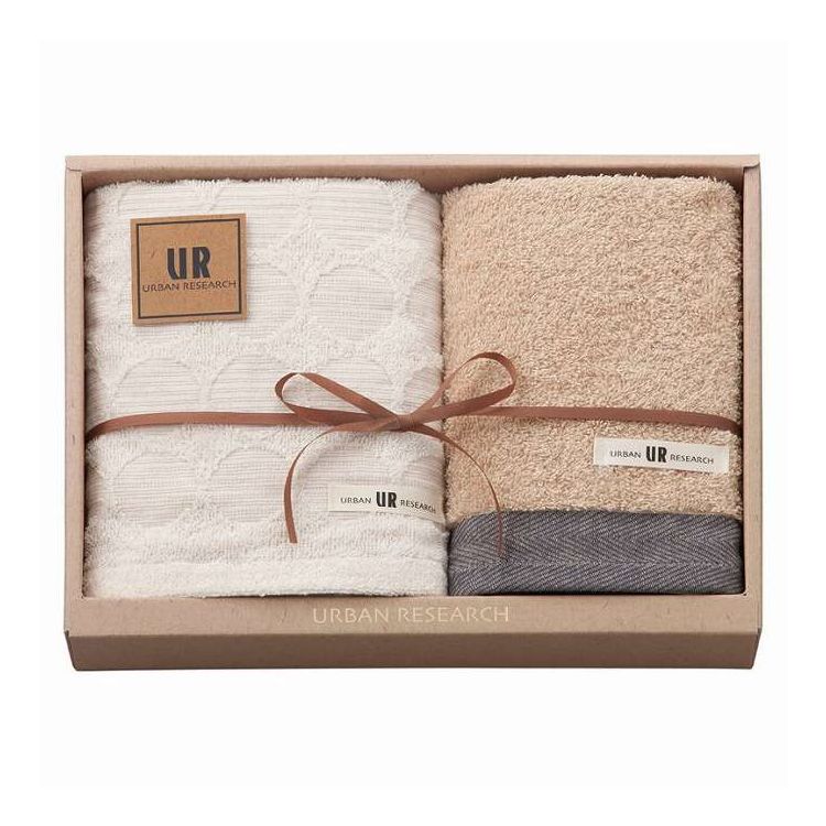 日本製【セット内容】-サイズ：フェイスタオル:34×75cm、ウォッシュタオル:29×29cm重量/容量：0.3kg箱サイズ：23×30.5×5cm材質：綿100%（パイル部:オーガニックコットン100%）【代引きについて】こちらの商品は、...