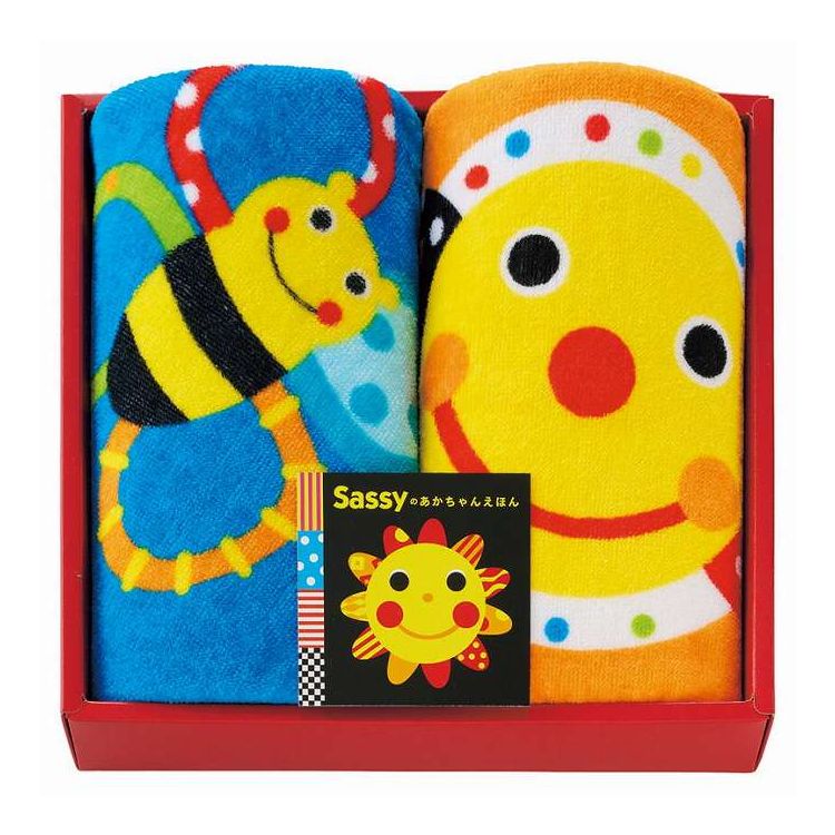 世界中で愛されるトイブランド。創業以来、40年にわたって世界のママ&ベビーに愛されるsassy（サッシー）。ベストセラー「カミカミみつばち」は世界で累計500万個以上を販売。赤ちゃんとご家族へ、はじめての贈りもの。【セット内容】-サイズ：3...