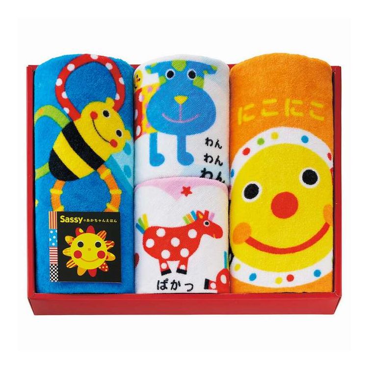 世界中で愛されるトイブランド。創業以来、40年にわたって世界のママ&ベビーに愛されるsassy（サッシー）。ベストセラー「カミカミみつばち」は世界で累計500万個以上を販売。赤ちゃんとご家族へ、はじめての贈りもの。【セット内容】-サイズ：フ...