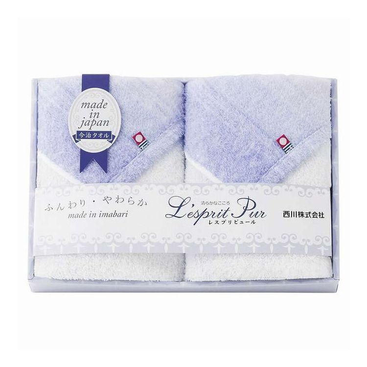 日本のタオルの産地「今治」で丁寧に織り上げた、吸水性に優れたタオルです。日本製今治マーク（第2017-1463号）【セット内容】-サイズ：34×35cm×2枚重量/容量：-箱サイズ：21.5×31.5×5cm材質：綿100%【代引きについて...