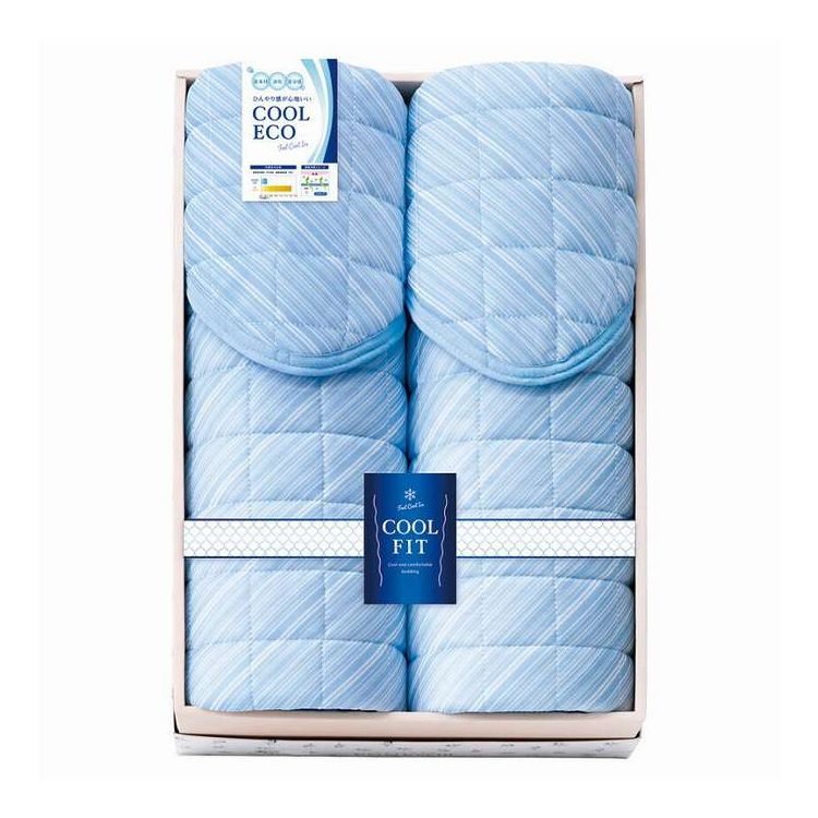 ひんやり涼しく汗をかいてもサラッとした肌触り・四方強化ゴム四方ゴム付【セット内容】-サイズ：100×200cm重量/容量：-箱サイズ：50×35×14cm材質：表地・裏地ポリエステル100%（クールフィット）中綿ポリエステル100%【代引き...