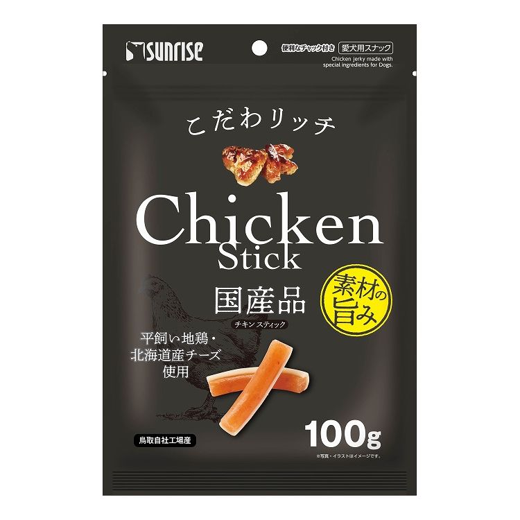 【商品説明】・平飼い地鶏と北海道産チーズを使用した、おいしさにこだわったスティックタイプのチキンジャーキーです。・グルメなワンちゃんのために厳選した素材を使用し、一つ一つ丁寧に仕上げました。〇原材料(成分)肉類(チキン、平飼い地鶏等)、でん...