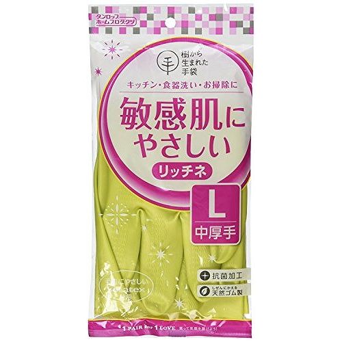 ダンロップホームプロダクツ 樹から生まれた手袋 リッチネ 中厚手 男女兼用 グリーン JANCODE：4904510667066商品サイズ (幅×奥行×高さ) :260×13×130mm原産国:マレーシア内容量:1双材質:基本素材:脱タンパ...