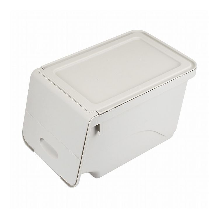 【商品説明】スタッキングしても蓋をオープン可能。隙間を活かしてキッチンやリビング等、どこにでも設置できます。キッチンの隙間やシンク下での調理器具や食品の収納に最適。積み重ねた状態でも蓋の開閉が可能だから出し入れがとっても便利。蓋の開口部が広...