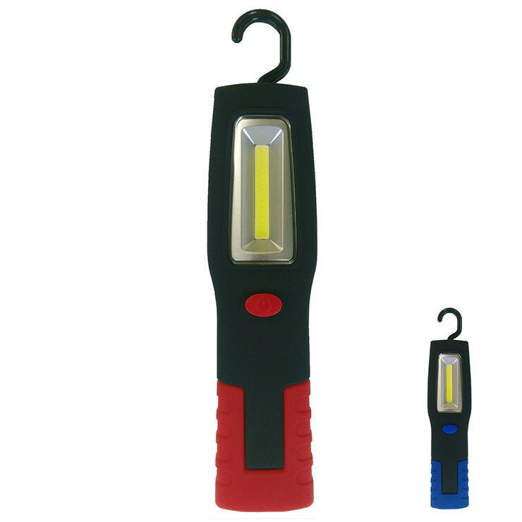 商品サイズ：幅22×奥行6×高さ2.5cm　128g材質：本体=ABS樹脂、ABSゴム塗装フック＝ABS樹脂透明部分＝ポリスチレンボタン＝ポリ塩化ビニール原産国：中国完成品電源＝単3電池×3本連続点灯時間＝COB LED（約8時間）、先端 ...