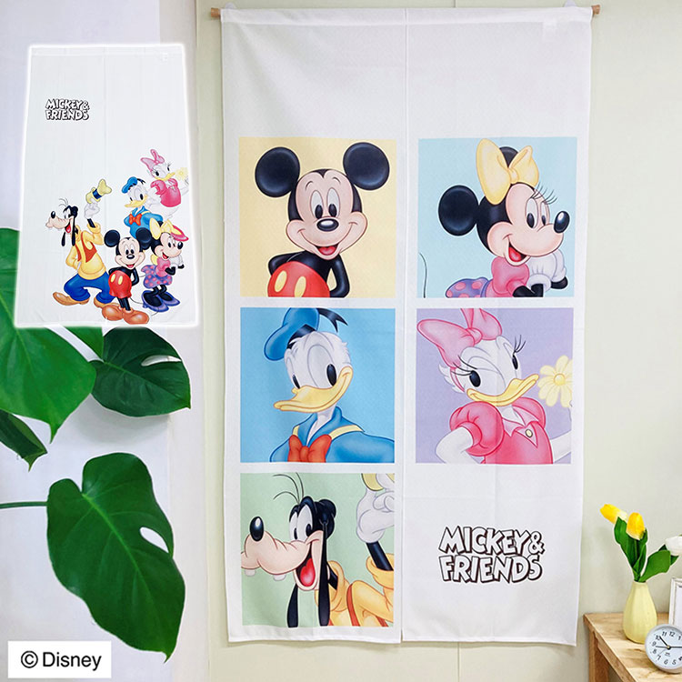 ■商品サイズ・素材幅85×奥行150×高さ0.1cm約160gポリエステル完成品■生産国中国●懐かしくて新しいディズニーレトロシリーズ●ミッキーと仲間たちの可愛いデザイン●中央部分をハサミでカット可能●竿通し部分直径は幅約4.0cm。 両端...