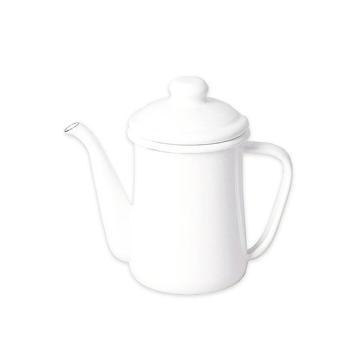 【商品説明】爽やかで清潔感のあるホワイトカラー!■製品サイズ(約)：幅175x奥行95x高さ155mm(底の厚さ0.6mm■重量(約)：1200g■材質：本体・蓋:ほうろう用鋼板■原産国：中国ご注意：※電子レンジや直火・IHクッキングヒータ...