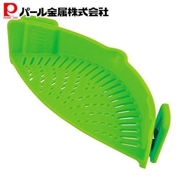 【商品説明】ザルいらずで簡単お手軽水切り　鍋のフチにクリップで取り付けるだけ　14〜22cm位の鍋に対応　麺類はもちろん、ショートパスタやブロッコリーなどのゆで野菜に個装サイズ：高さ6.5×幅21.5×奥行30(cm)【送料について】北海道...