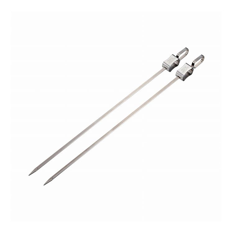 【商品特徴】食材が回りにくい平串タイプです。便利な串抜き金具付き。【送料について】北海道、沖縄、離島は別途送料を頂きます。