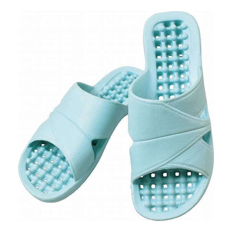 水が溜まらないサンダル。軽量でやわらかいEVA素材。男女兼用フリーサイズ（22.5〜27cm）サイズ(約)片足/幅10.5×長さ27×高さ8.5cm適応サイズ（約）男女兼用フリーサイズ（22.5〜27cm）材質:EVA樹脂重量(約)片足/8...
