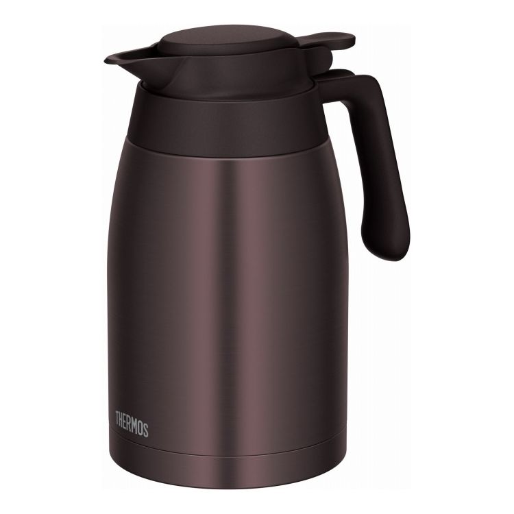 食洗機対応の卓上ポットが新登場！飲み頃長持ち。ステンレス製魔法びん構造で高い保温・保冷力。食洗機対応になって、お手入れ簡単！いつも清潔。押すだけで注げるワンタッチレバーで片手でもらくらく。約7cmの広口なので手が入りやすく、洗いやすい！サイ...