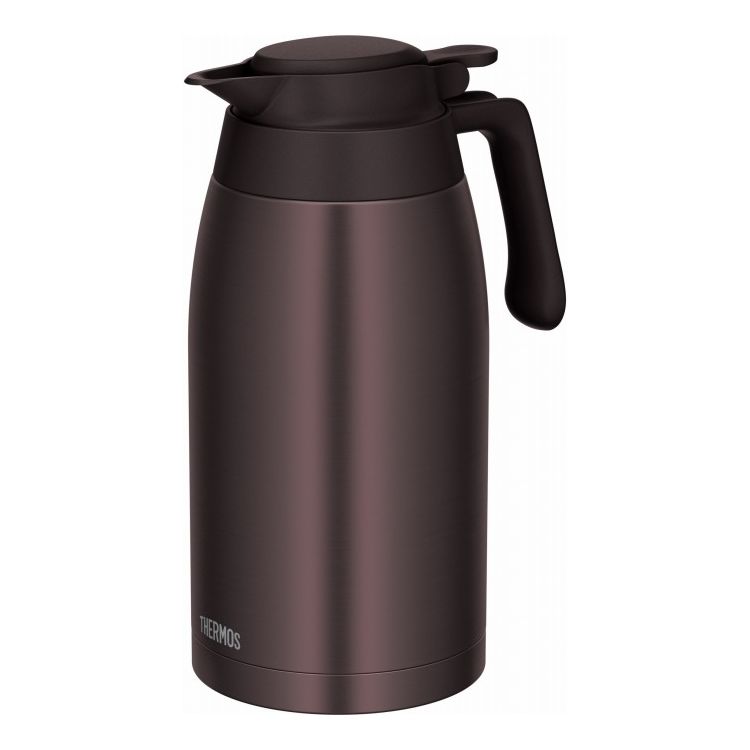 食洗機対応の卓上ポットが新登場！飲み頃長持ち。ステンレス製魔法びん構造で高い保温・保冷力。食洗機対応になって、お手入れ簡単！いつも清潔。押すだけで注げるワンタッチレバーで片手でもらくらく。約7cmの広口なので手が入りやすく、洗いやすい！サイ...