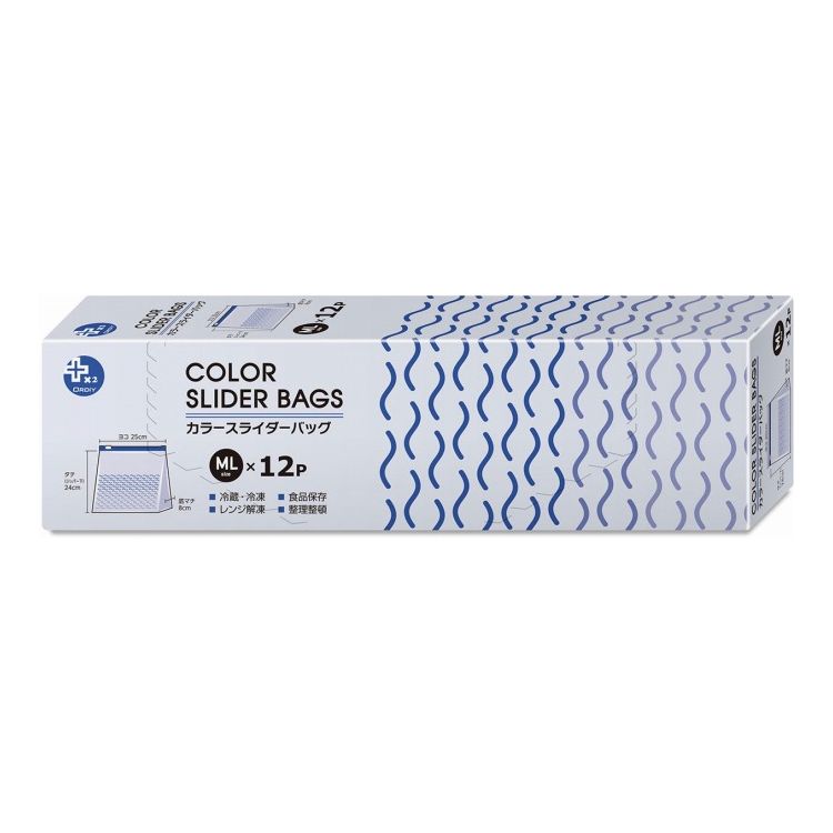 冷蔵・冷凍・レンジ対応。見た目だけじゃない、実力派。おくすり手帳も着替えも、全部おまかせ。家族みんなで使えます。ちょっとした贈り物にも。スライダータイプ。マチ付きで自立しやすい。1袋のサイズ(約)M/横23×高さ（ジッパーより下）14×底マ...