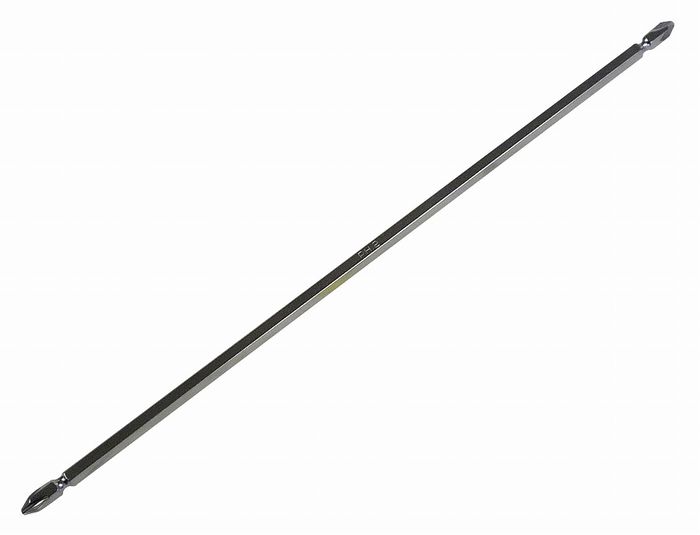 【商品詳細】18Vインパクト対応の両頭ロングドライバービットです。全長：300mm刃先サイズ：+218Vインパクト対応両頭ロングタイプ注意：ビットの取り付け・交換は、確実に行ってください。改造や加熱は危険ですので絶対にお止めください。S2H...