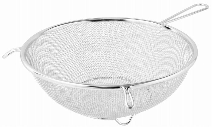 【商品詳細】ダシこし、そばあげに。用途：だしこし、そばあげ等呼び寸法：20cm足付外径サイズ（約）：幅330mm×奥行き210mm×高さ80mm18−8ステンレス【送料について】北海道、沖縄、離島は送料を頂きます。