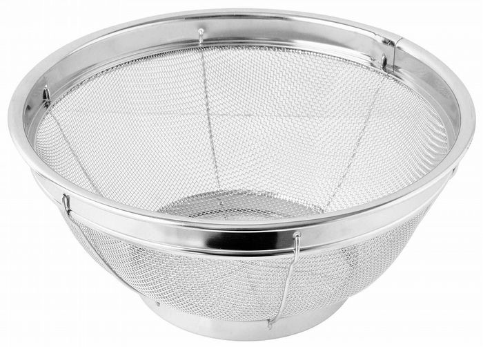 【商品詳細】お料理の必需品。サイズ：内径（約）200mm×高さ110mmアミ部：特殊ステンレス鋼【送料について】北海道、沖縄、離島は送料を頂きます。