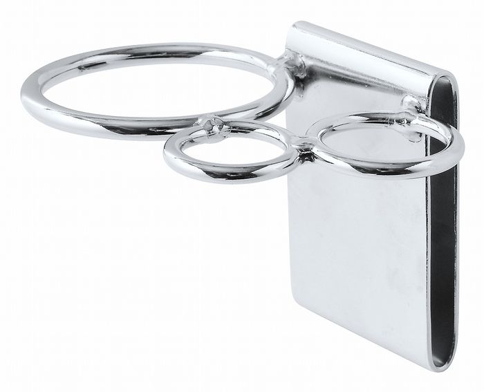 【商品詳細】ベルトに取り付ける金属製の工具差しです。ベルト巾：69mmリング内寸：大50mm、中25mm、小20mm重量：130g【送料について】北海道、沖縄、離島は送料を頂きます。