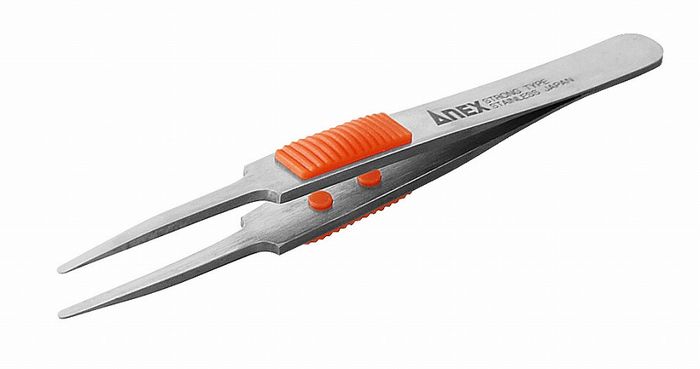 【商品詳細】■ピンセット先端に力が入り、物をしっかりつかむことができるラバーグリップ付。指先のすべりも防止します。■材料:SUS410■先端形状:先丸型■全長:120mm【送料について】北海道、沖縄、離島は送料を頂きます。