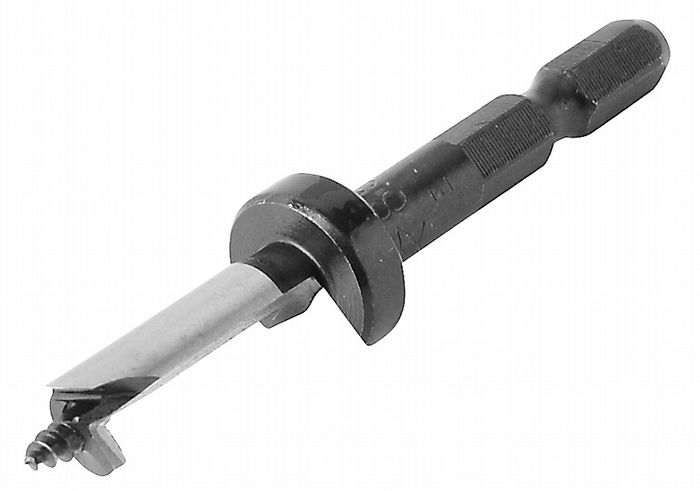 【商品詳細】ストッパー付で、電気ドリル・インパクトドライバにストッパーが無くても穴の深さが一定にできます。サイズ：8．5mm寸法：全長75×ネジ丈（深さ）25××軸径6．35mm適用機種：インパクトソライバ・電気ドリル適正回転数：2400回...