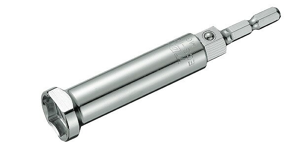【商品詳細】六角シャンク部は6.35mmでインパクトドライバーに素早く装着して使用できます。13mmのメガネ類に装着して、手動用としても使用できます。13mm六角部は、脱落防止用ボール付きです。厳選した材料を使用して、オール国産の安全・安心...