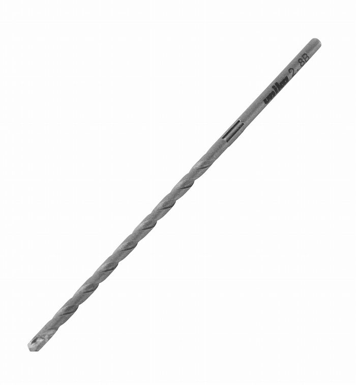 【商品詳細】コンクリート用（ブロック・モルタル・大理石）刃先径：2．8mm有効長：50mm全長：85mmBNタイプ・ストレートシャンク振動用ドリル用スリップ止付注意：使用する電気ドリルは、ドリルビットの指定のものを使用してください。ドリルビ...