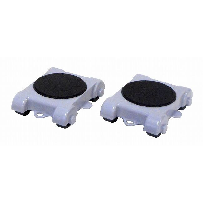 【商品詳細】重い物の持上げ、移動が一人でできる。らくらくヘルパー専用の台車です耐荷重；台車（1ヶ当り）100kg。台車は約30mmと低く、家具等を高く上げる事なく、転倒もしにくいです。生産国：日本材質本体：ABS樹脂/スチール用途：重い物の...