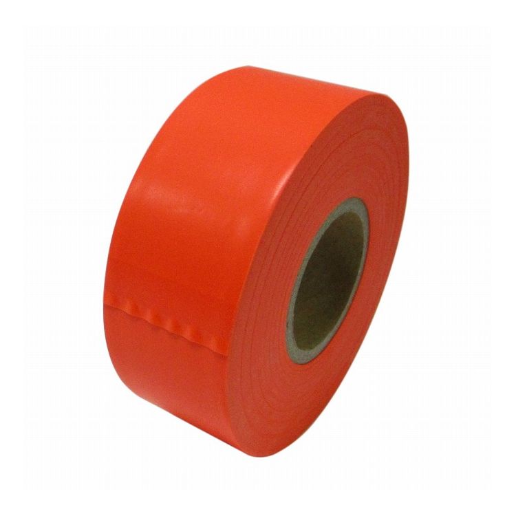 【商品特長】【製品サイズ(mm)】・長さ82・幅82・高さ30【生産国】中国【材質】テープ：PVC【仕様】用途：工事現場、測量現場、樹木調査などの目印にテープ長さ(約)：50mテープ幅(約)：30mmテープ厚(約)：0.09mm粘着性：なし...