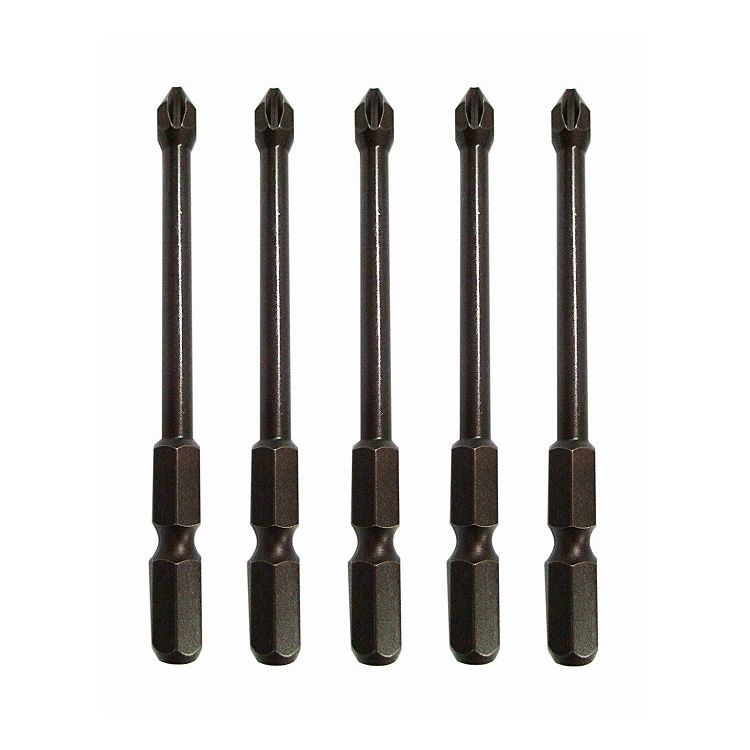 【商品特長】【製品サイズ(mm)】・長さ82・幅30・高さ8【生産国】日本【材質】本体：ダイハード鋼【仕様】用途：ネジを締めたり、緩めたりする際にビット：段付入数：5本全長：82mm刃先：+2仕様：強化リブ刃先仕様：耐久性180％仕様：36...