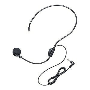 サンワサプライ社製ハンズフリー拡声器スピーカー(品番：MM-SPAMP9)で使用できるヘッドマイクです。商品仕様製品タイプ：マイク・ヘッドセット・ヘッドフォン仕様：■型式:単一指向性エレクレット型■周波数特性:30Hz〜23KHz■入力信号...