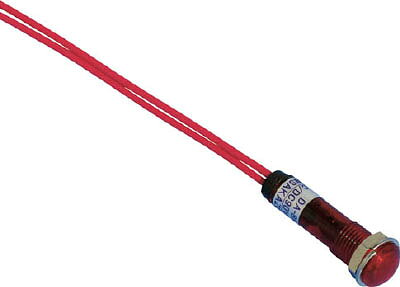 【商品詳細】●抵抗器内蔵の高輝度LED表示灯です。●AC/DC100V用電源にダイレクトに接続出来ます。●長さ200mmのリード線付です。●通電表示や警告表示などに。●定格電圧(V):AC/DC100(90〜132)●内蔵LEDランプ:チッ...
