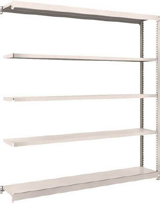 【商品詳細】●ボルトを1本も使用していないボルトレス構造で、分解・組み立て作業を短縮できます。●棚の段数変更が小刻みな25mmピッチで、自由に調整、変更ができます。●高さ、奥行が同じであれば、増結することができます。また、支柱を兼用すること...