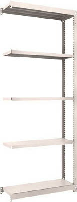 【商品詳細】●ボルトを1本も使用していないボルトレス構造で、分解・組み立て作業を短縮できます。●棚の段数変更が小刻みな25mmピッチで、自由に調整、変更ができます。●高さ、奥行が同じであれば、増結することができます。また、支柱を兼用すること...