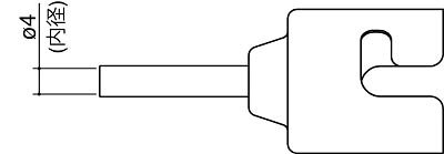 【商品詳細】●工具なしで簡単脱着が可能です。●SMDリワーク●内径(mm):Φ4.0●パーツ名:ノズル●適合ステーション機器：FR810【送料について】北海道、沖縄、離島は送料を頂きます。