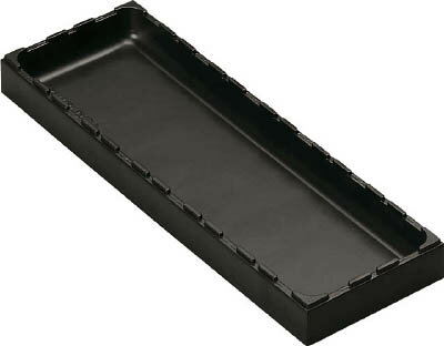 【商品詳細】●汎用性のあるタイプです。●パーツ、部品の収納、保管に最適です。●ボックスの突起により積み重ね可能です。●組み合わせは自由自在です。●キャビネット内、事務机内の整理整頓に。●色:黒●外寸(mm)間口×奥行×高さ:96×288×2...