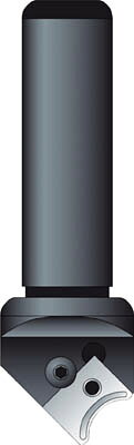 【商品詳細】●チップ交換式で5〜10RまでのR面取り加工が可能です。●従来のコーナーRカッターに比べ切削速度が5倍以上です。●大きなRでも粗加工なしで加工できます。●R面取り加工●刃径(mm):35.4●全長(mm):120●シャンク径(m...